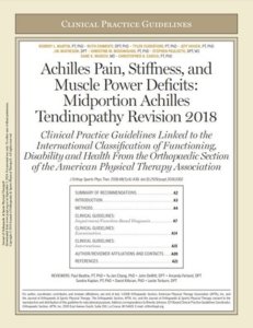 Published CPG - Academy of Orthopaedic Physical Therapy (AOPT)