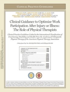 Published CPGs - Academy of Orthopaedic Physical Therapy (AOPT)