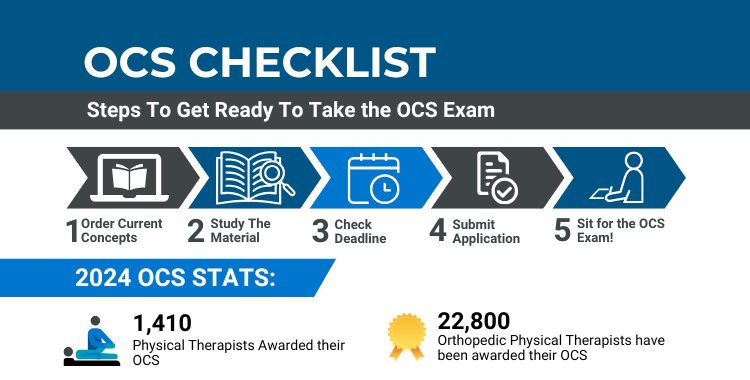 Prepare for the OCS Exam: Steps, Study Tools & Key Dates - APTA Orthopedics