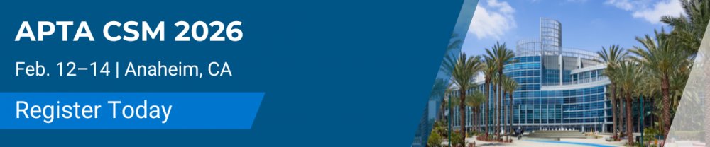 APTA CSM 2026 Registration Now Open - APTA Orthopedics